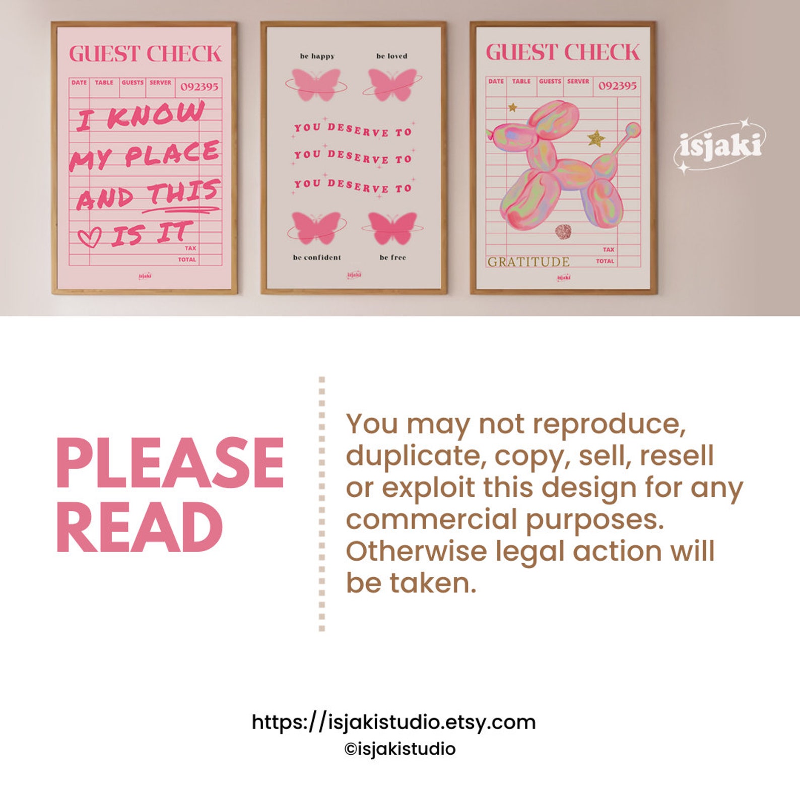 Pink Girly Print Set of 6, Soft Girl Poster Bundle, Retro Wall Art Hot ...