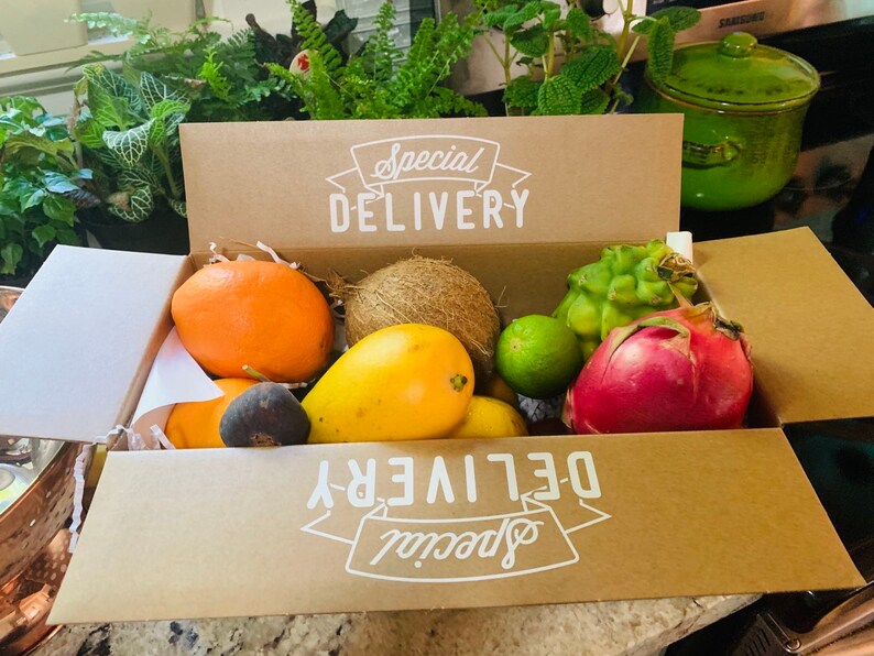 Florida Fruit Box - 4-5 Pounds Fresh Fruit-any Occasion-custom Made ...