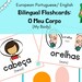 Bilingual Flashcards, Portuguese Body Parts Vocabulary, Portuguese ...
