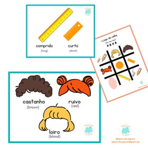 Bilingual Flashcards, Portuguese Body Parts Vocabulary, Portuguese ...