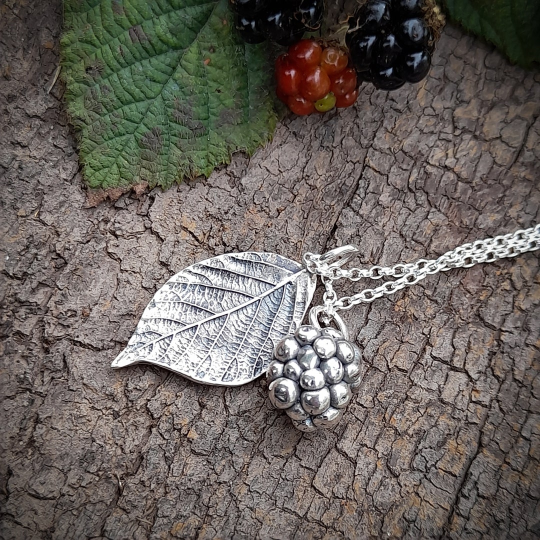 Bramble Leaf & Blackberry Necklace From "the Botanical Collection" of ...