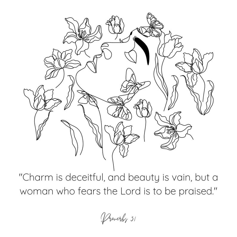 Proverbs 31 Printable, Instant Download, Woman, Inspirational Bible ...