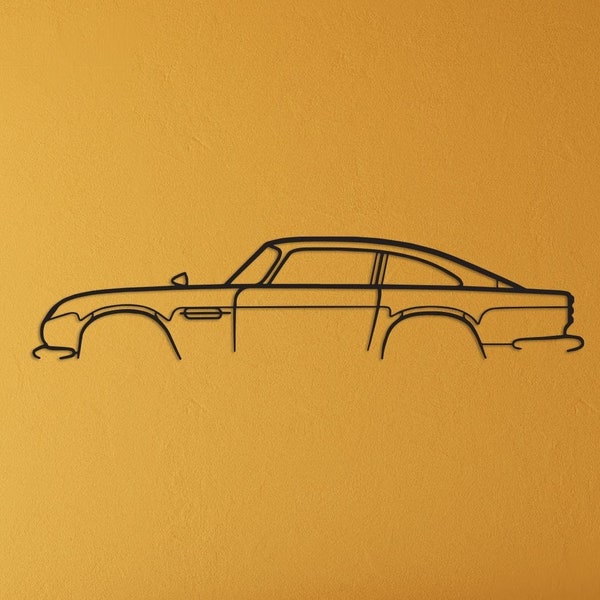 Aston Db5 Silhouette - Etsy UK