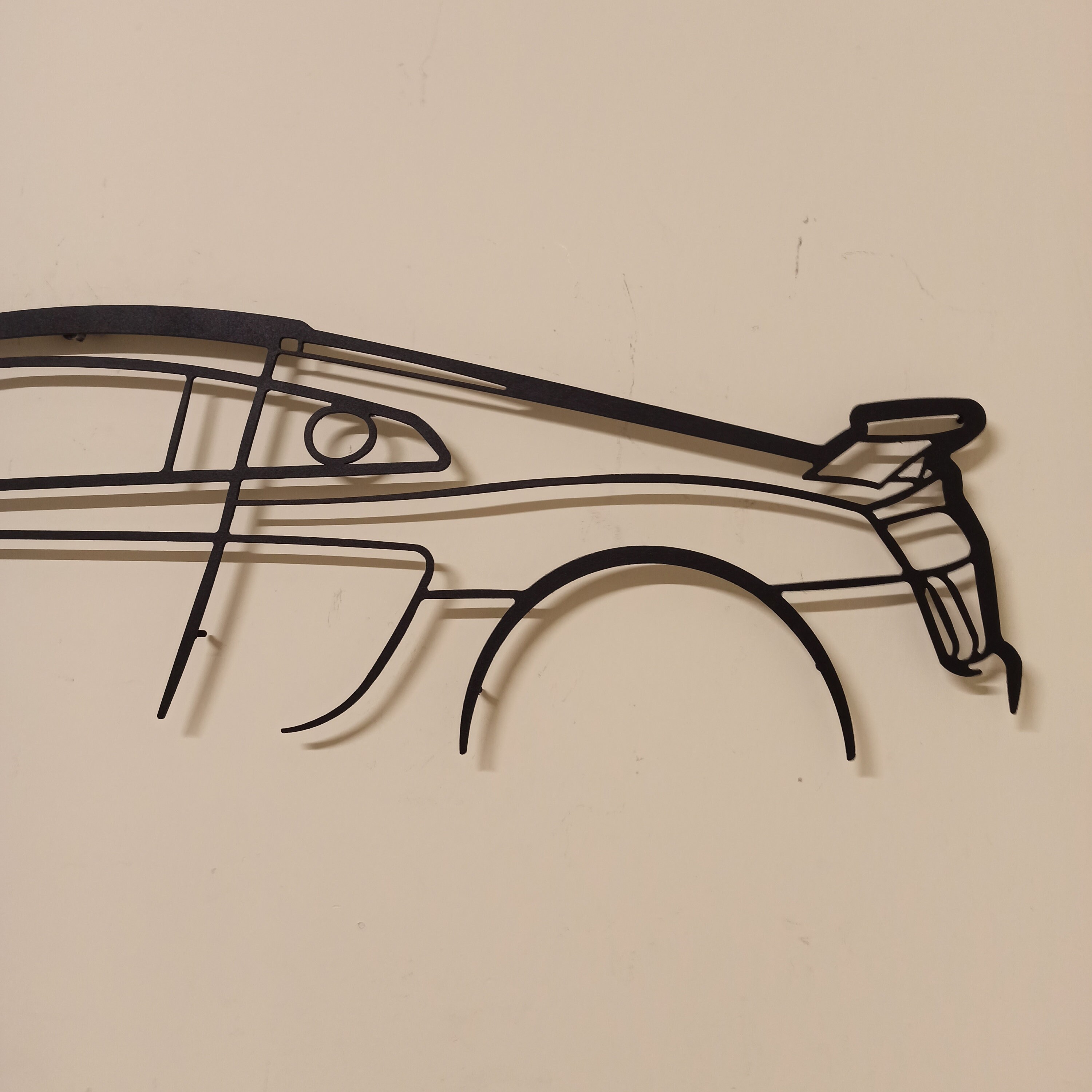 R8 Silhouette Metal Wall Decor R8 Metal Wall Art R8 Garage - Etsy