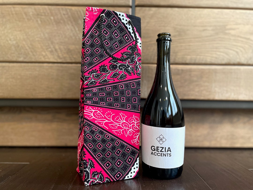 Elegant Colorful Handmade Wine and Beverage Gift Bag - Etsy