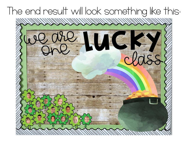 Lucky Charms March Bulletin Board With Craft - St. Patrick's Day ...