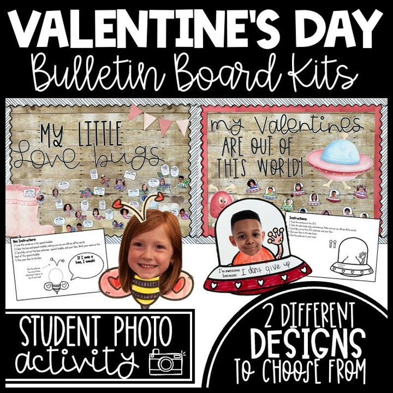 Valentine's Day Bulletin Board Door Decor Love Bug Craft Out of This ...