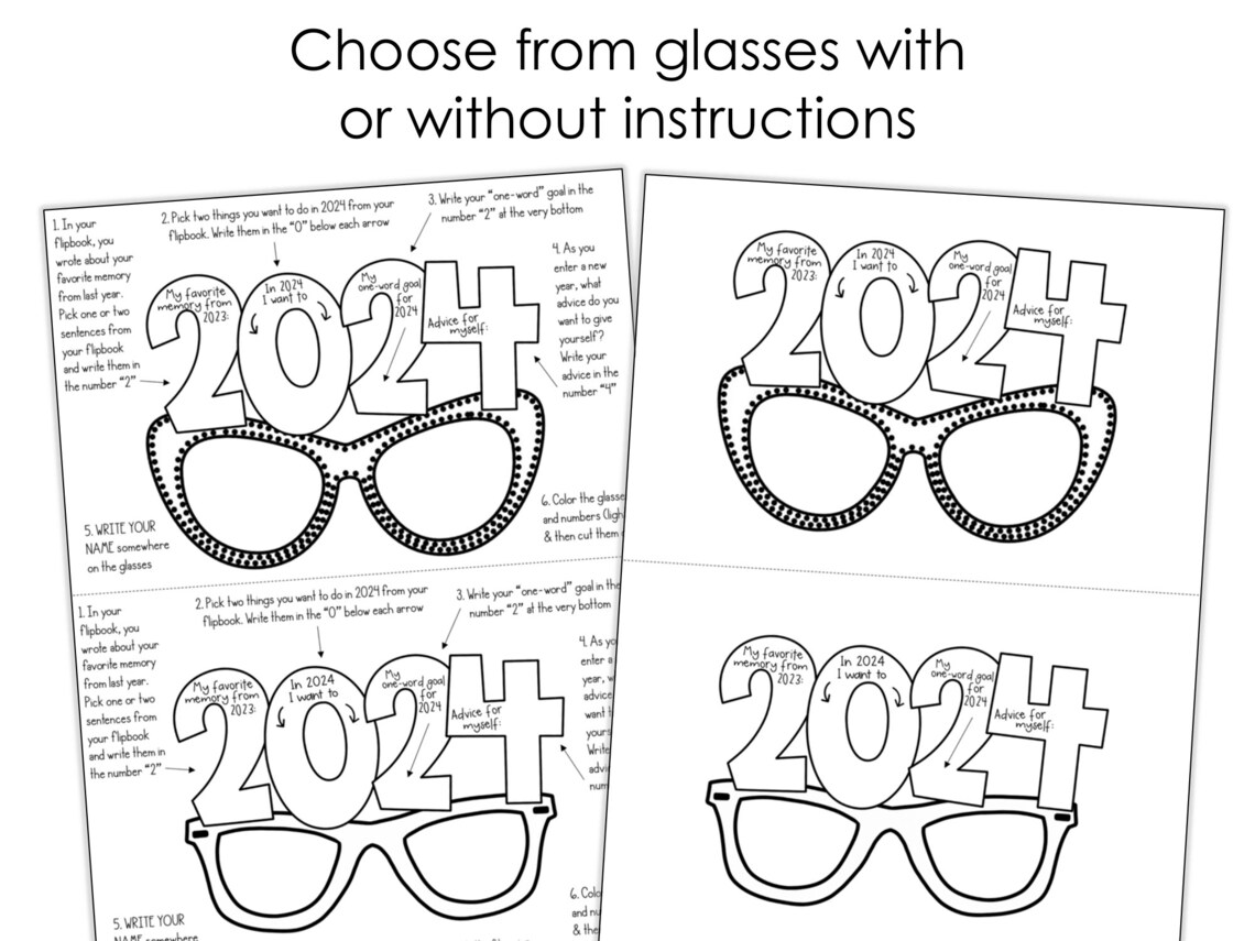 2024 January New Year Bulletin Board Kit and Flipbook Free Update Every ...