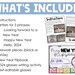 2024 January New Year Bulletin Board Kit and Flipbook Free Update Every ...