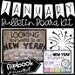 2024 January New Year Bulletin Board Kit and Flipbook Free Update Every ...