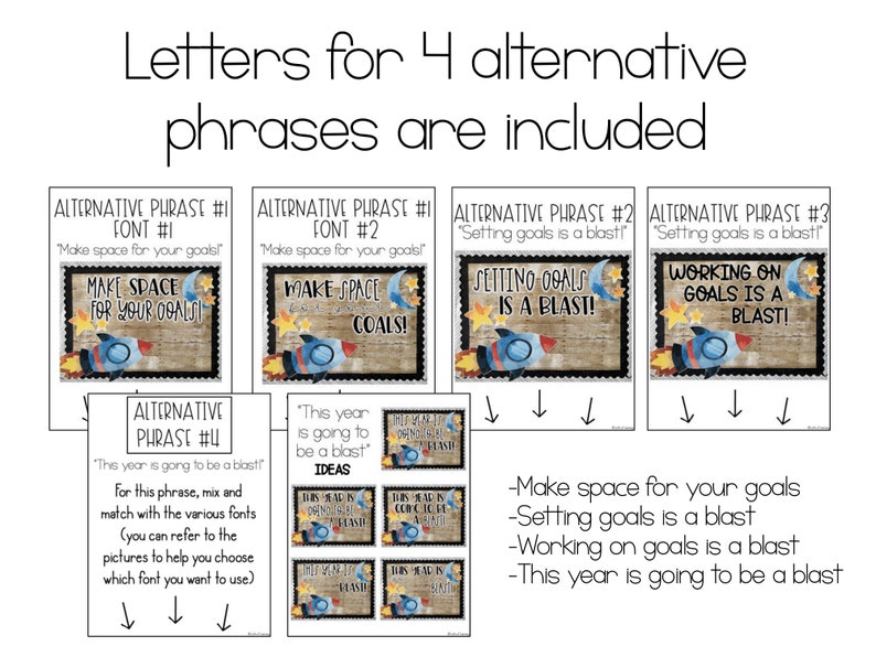 Back to School Bulletin Board Kit, Space Theme Classroom, Blast off ...