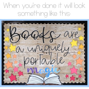 Reading Bulletin Board Kits, Reading Classroom Decor, Classroom Library ...