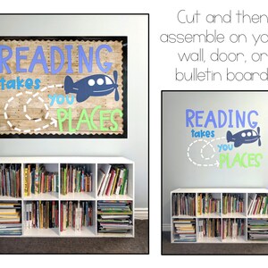 Reading Bulletin Board Kits, Reading Classroom Decor, Classroom Library ...