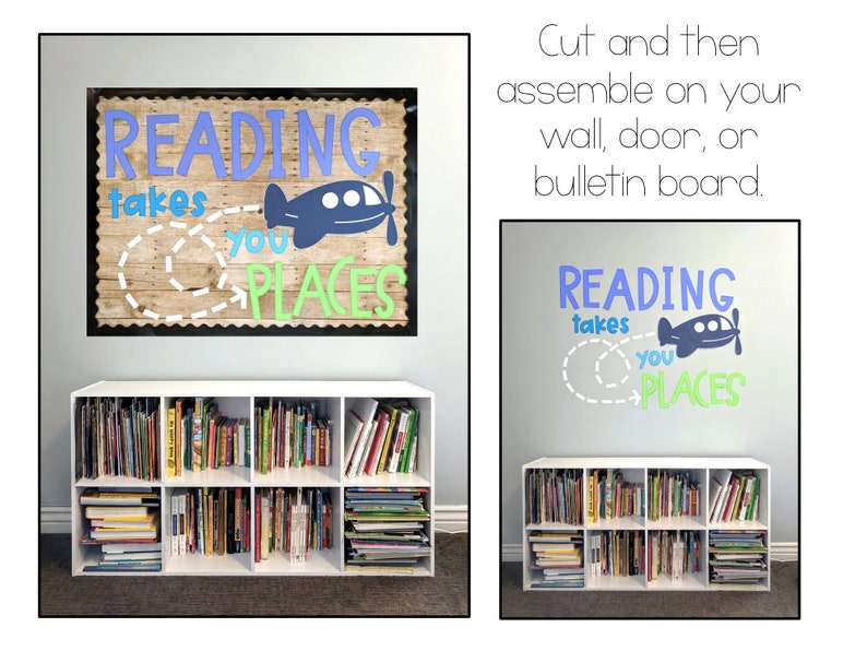 Reading Bulletin Board Kits, Reading Classroom Decor, Classroom Library ...