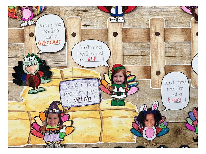 Thanksgiving Bulletin Board, Turkey in Disguise Activity, Student Name ...