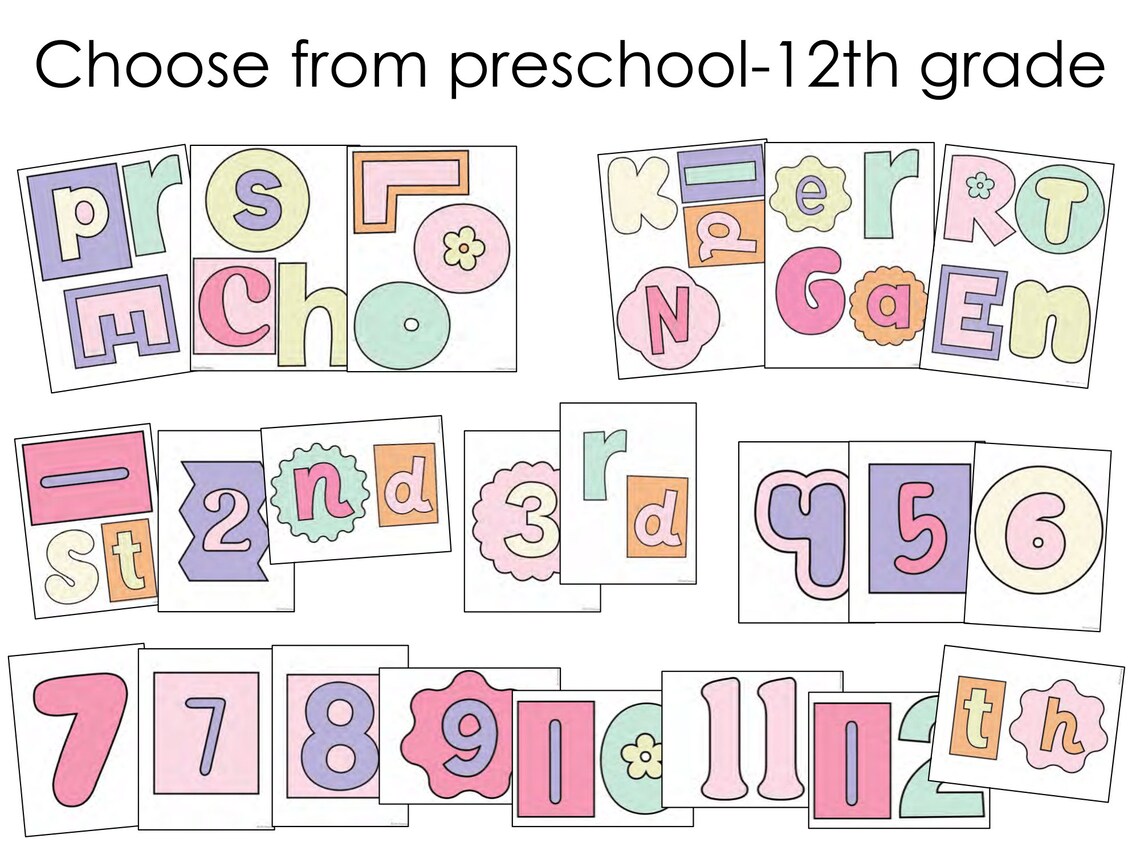 Retro Groovy Back to School Bulletin Board Kit - Classroom Decor ...