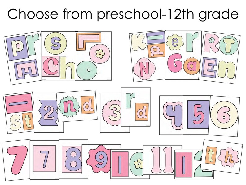 Retro Groovy Back to School Bulletin Board Kit - Classroom Decor ...