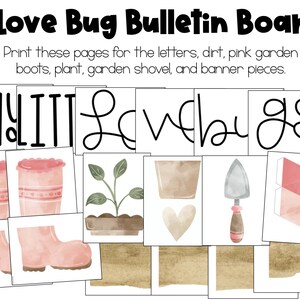 Valentine's Day Bulletin Board Door Decor Love Bug Craft Out of This ...