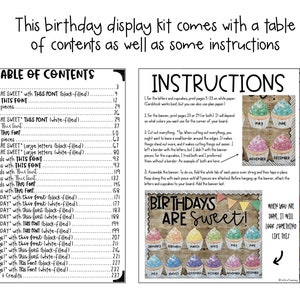 Birthday Bulletin Board Printable, Birthday Chart Classroom Display ...
