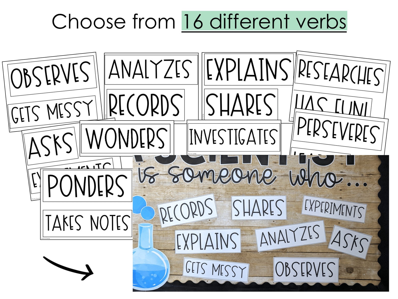 Science Bulletin Board, Science Bulletin Decorations, Science Room ...