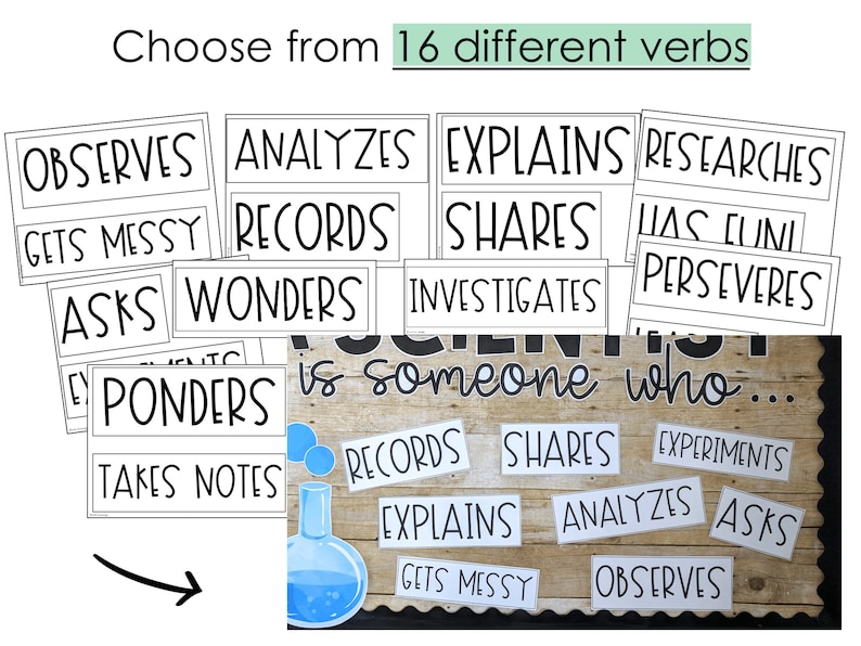 Science Bulletin Board, Science Bulletin Decorations, Science Room ...