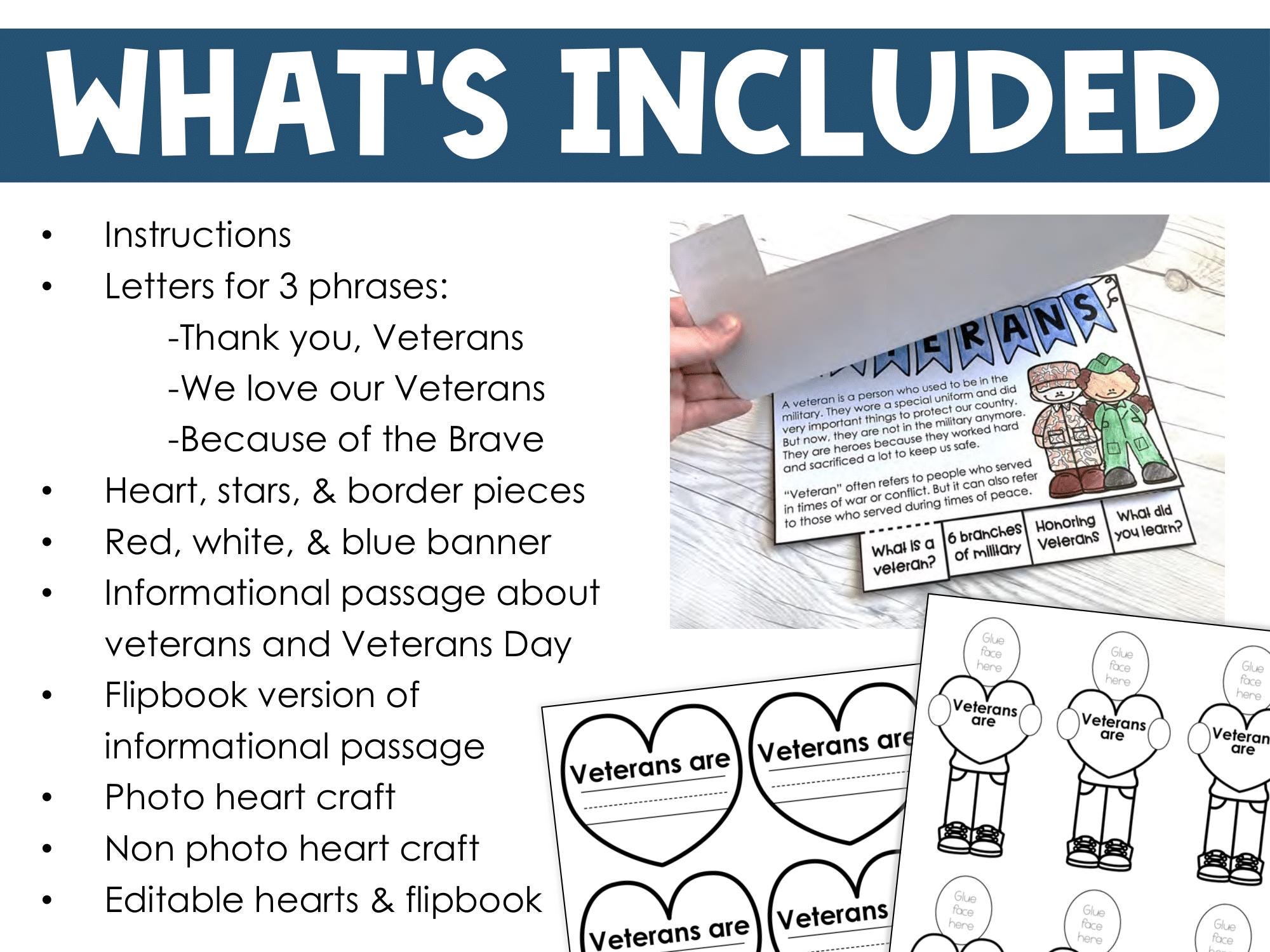 Veterans Day Bulletin Board Banner, Program Decorations, School Parade ...