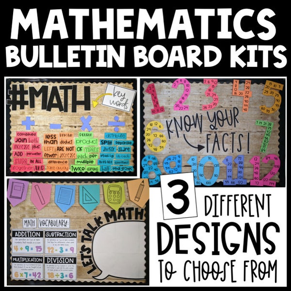 Math Classroom Decor - Etsy