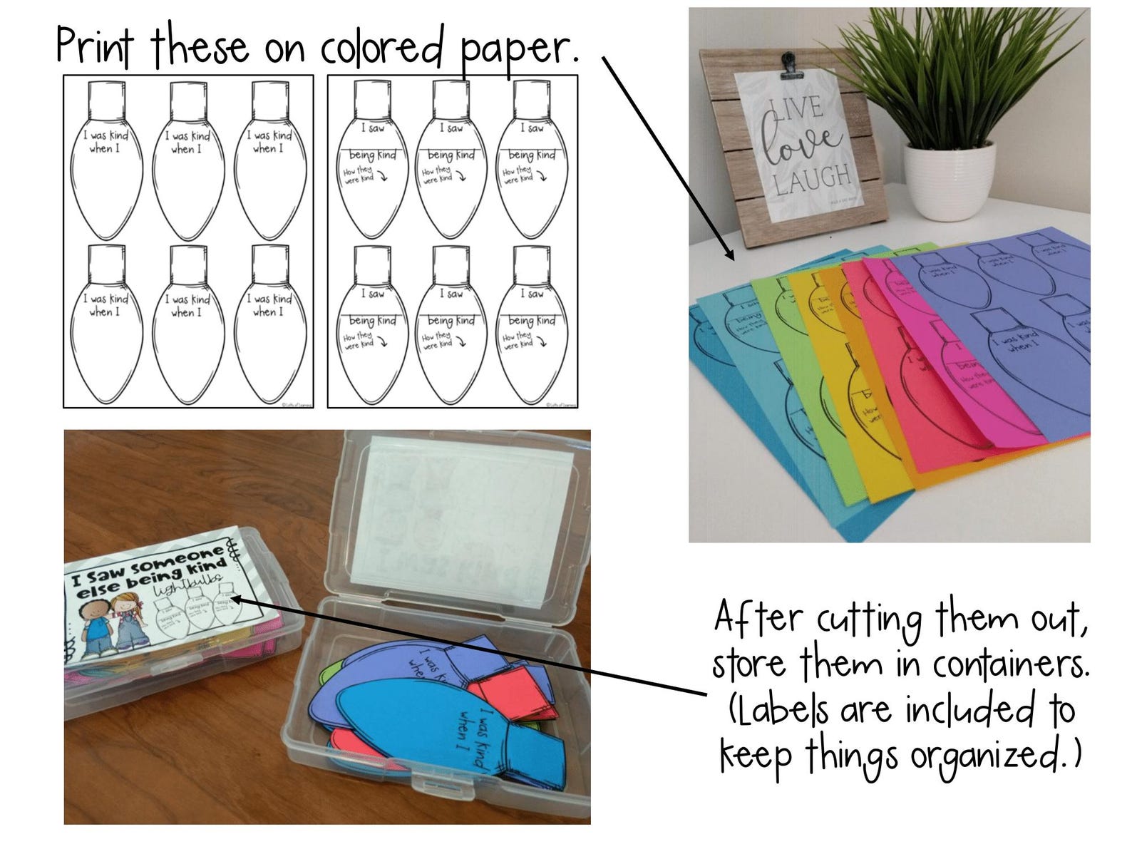 December Light up the World With Kindness Bulletin Board Kit Idea Door ...