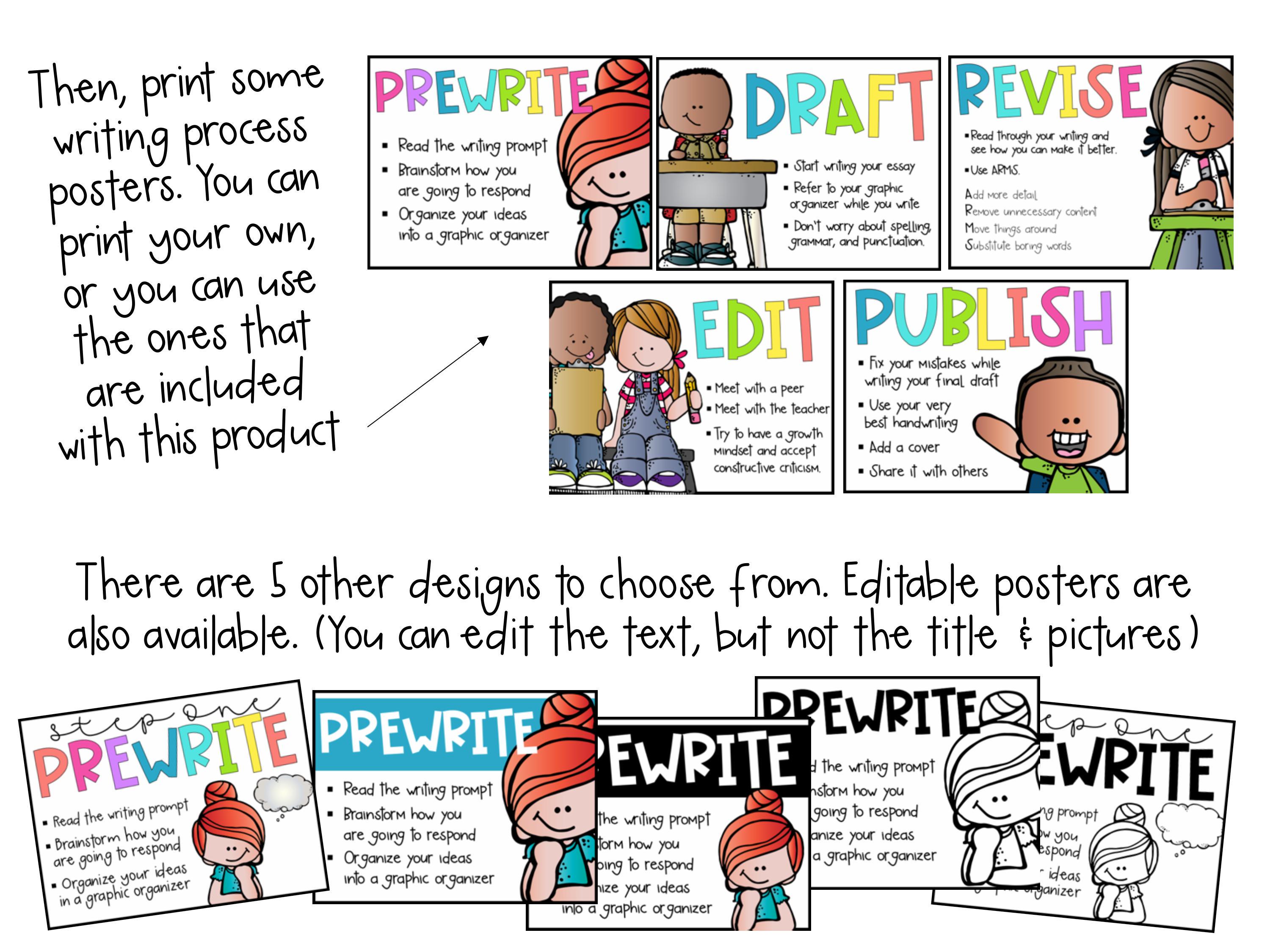 Writing Bulletin Board Classroom Decor Types of Writing Posters Writing ...