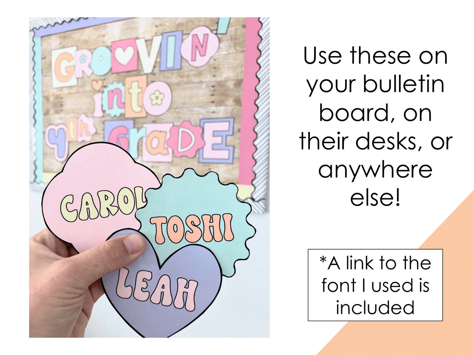 Retro Groovy Back to School Bulletin Board Kit - Classroom Decor ...