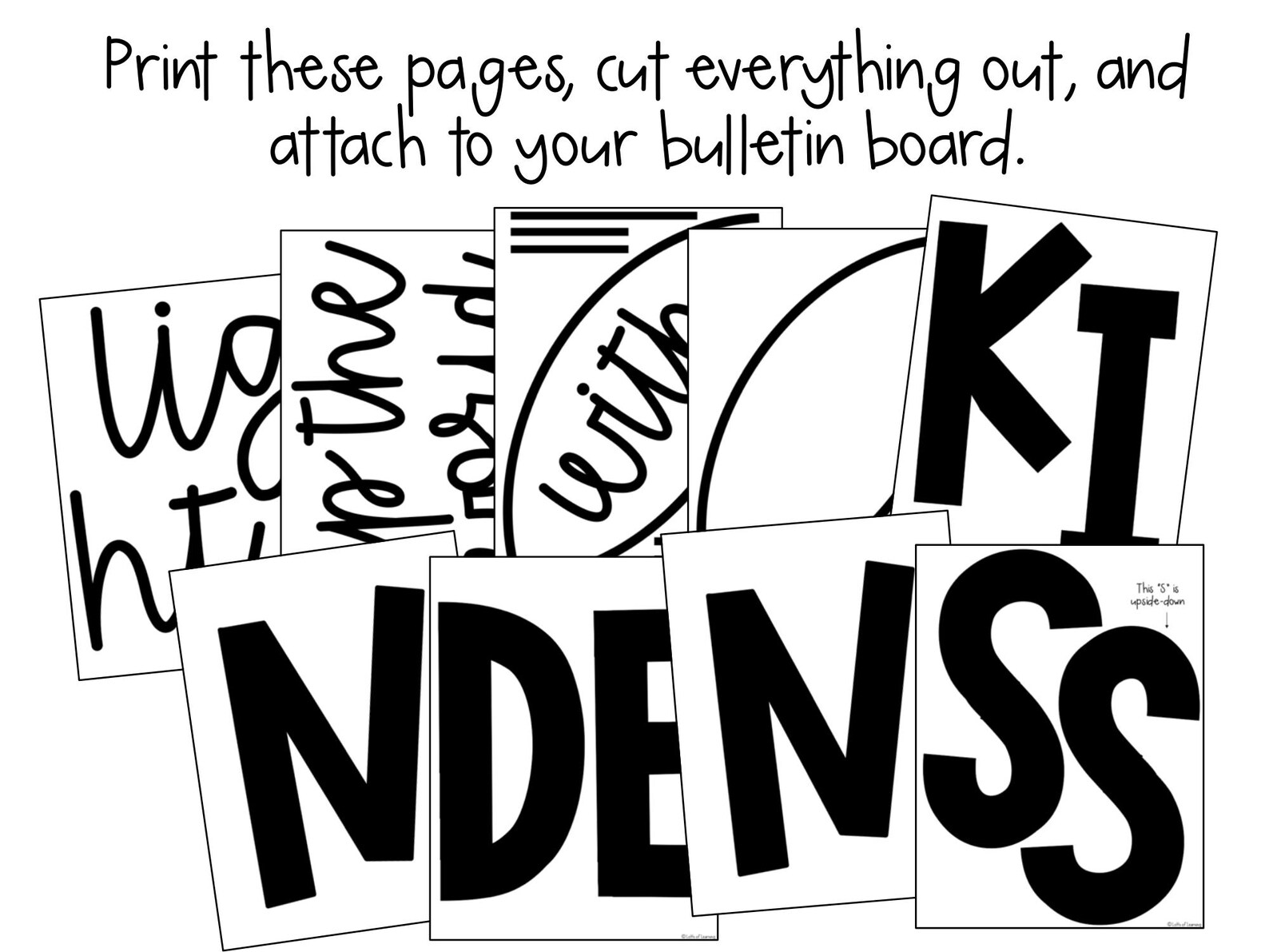 December Light up the World With Kindness Bulletin Board Kit Idea Door ...