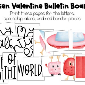 Valentine's Day Bulletin Board Door Decor Love Bug Craft Out of This ...