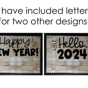 2024 January New Year Bulletin Board Kit and Flipbook Free Update Every ...