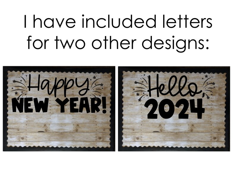 2024 January New Year Bulletin Board Kit and Flipbook Free Update Every ...