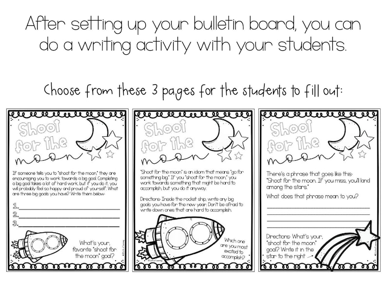 Back to School Bulletin Board Kit, Space Theme Classroom, Blast off ...