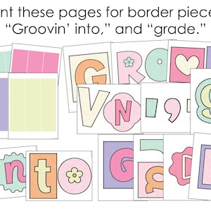 Retro Groovy Back to School Bulletin Board Kit - Classroom Decor ...