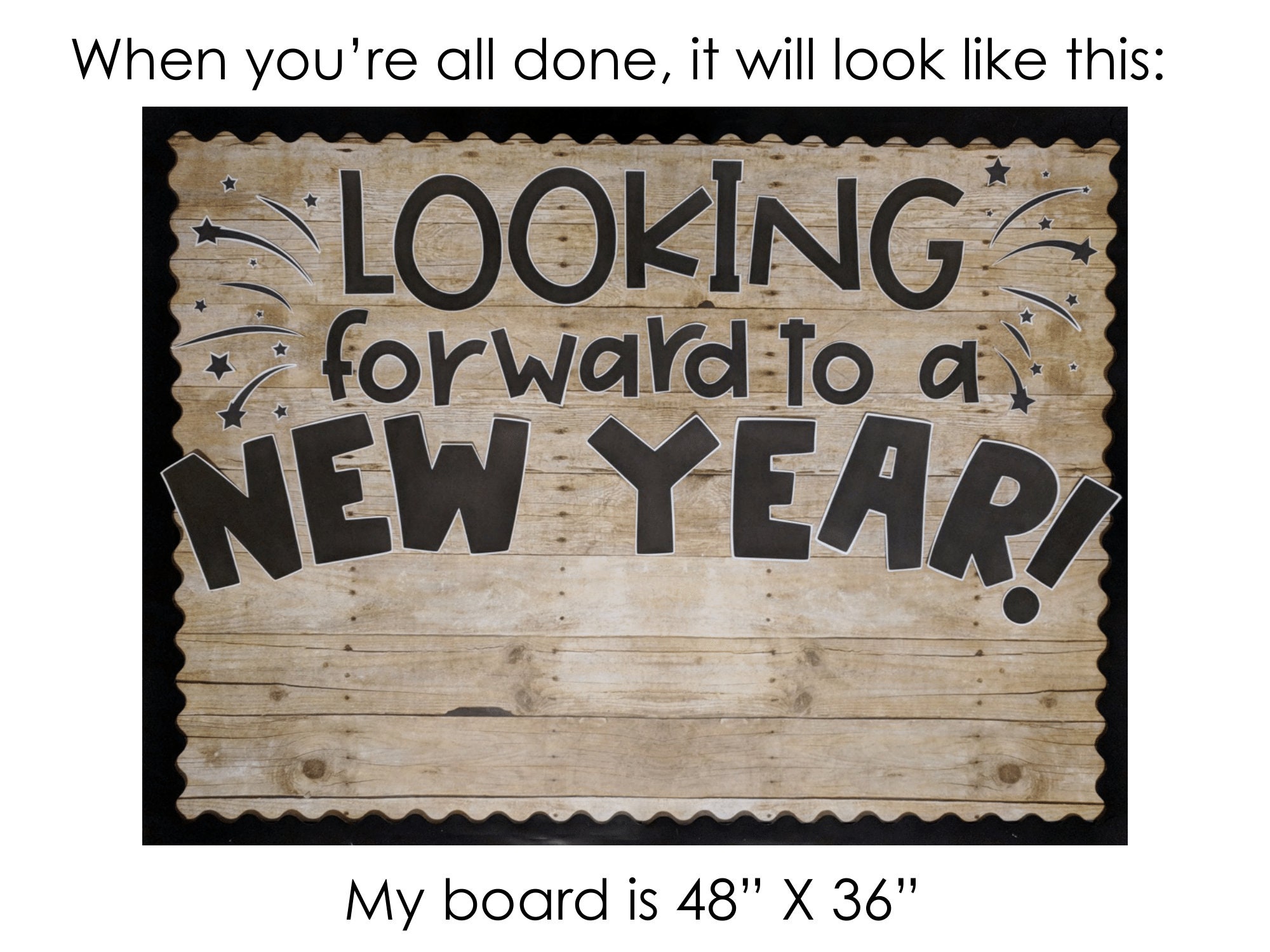 2024 January New Year Bulletin Board Kit and Flipbook Free Update Every ...