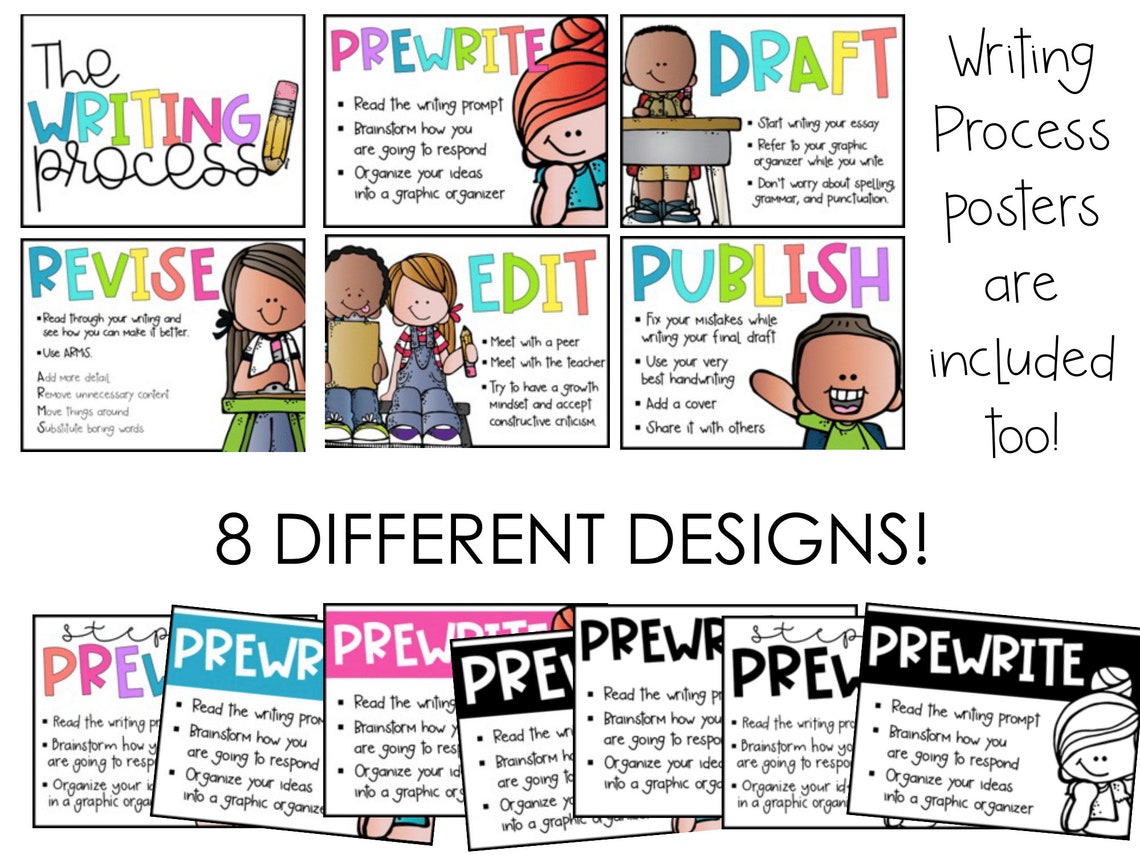 Writing Classroom Decor - Writing Posters Anchor Charts - Writing ...
