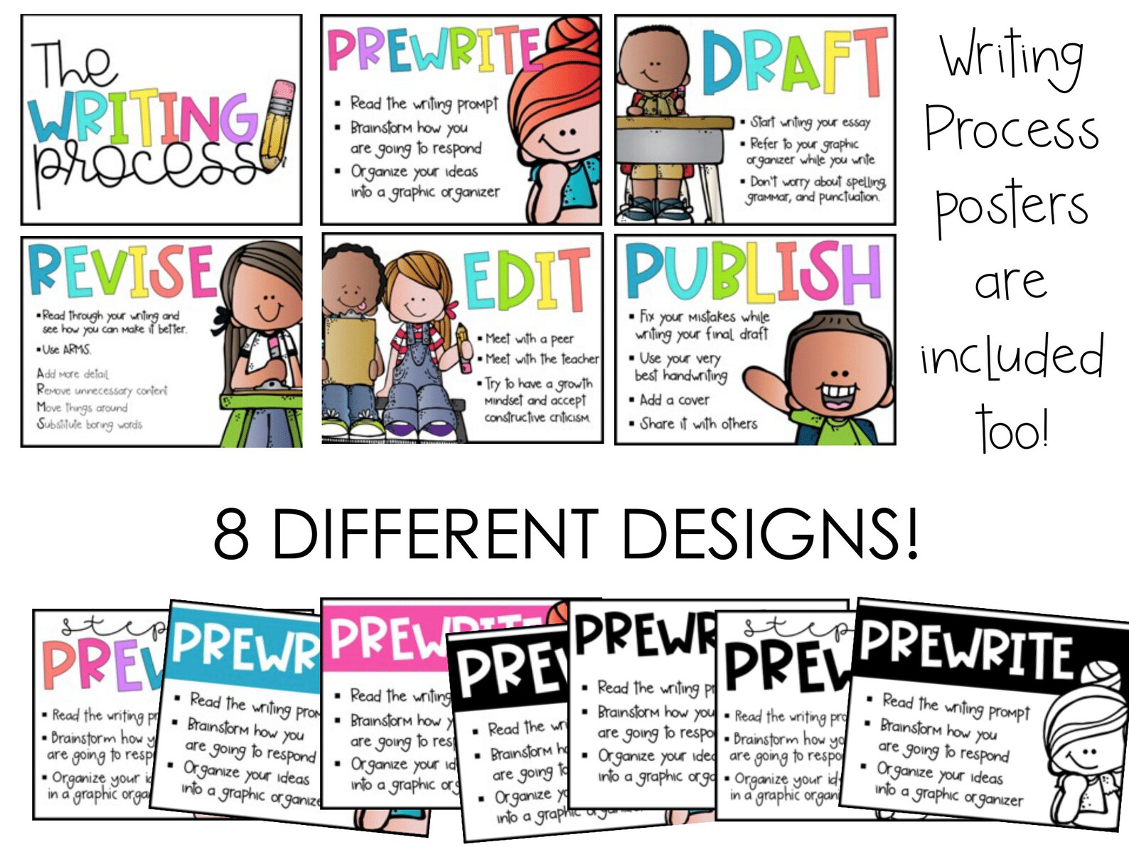 Writing Classroom Decor - Writing Posters Anchor Charts - Writing ...