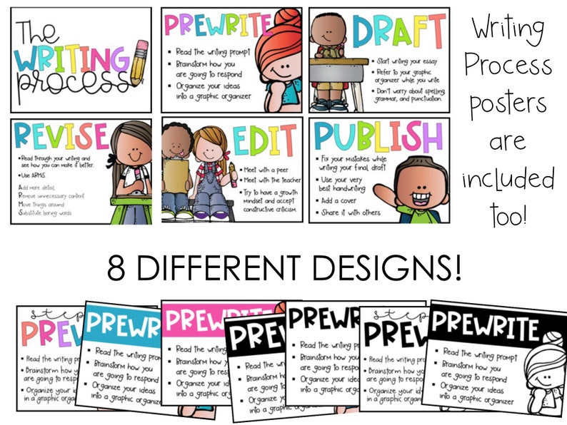 Writing Classroom Decor - Writing Posters Anchor Charts - Writing ...