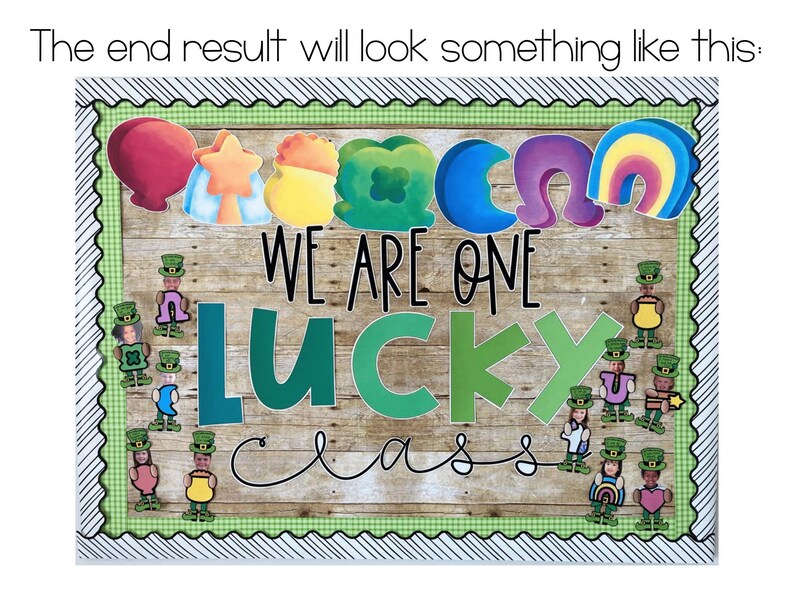 Lucky Charms March Bulletin Board With Craft - St. Patrick's Day ...