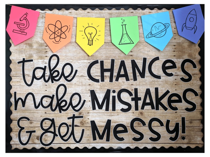 Science Bulletin Board, Science Bulletin Decorations, Science Room ...