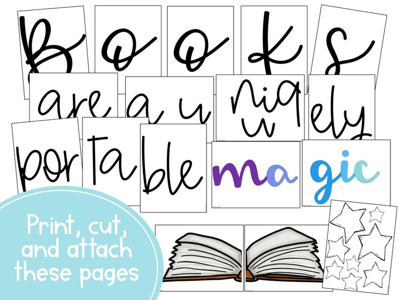 Reading Bulletin Board Kits, Reading Classroom Decor, Classroom Library ...