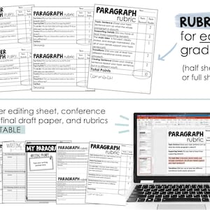 Hamburger Paragraph Unit - Lesson Plan - Anchor Chart - Powerpoint ...