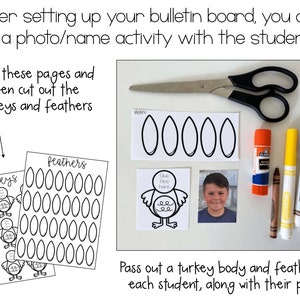 Thanksgiving Bulletin Board, Turkey in Disguise Activity, Student Name ...