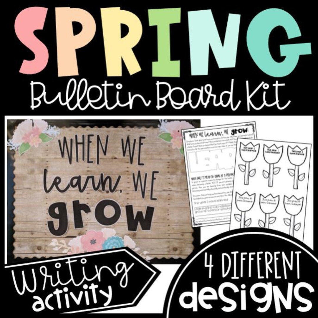 Spring Flower Bulletin Board Door Decor What We've Learned Writing ...