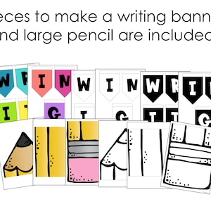 Writing Classroom Decor - Writing Posters Anchor Charts - Writing ...