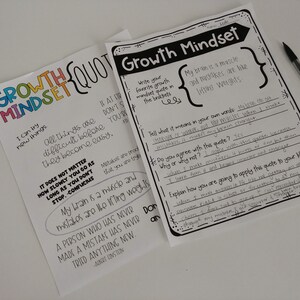 October Halloween Growth Mindset Bulletin Board Kit & Writing Activity ...