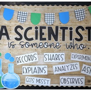 Science Bulletin Board, Science Bulletin Decorations, Science Room ...