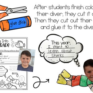 Ocean Back to School Bulletin Board Diving Into Preschool Kindergarten ...